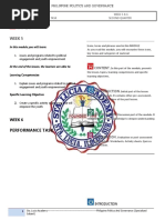 Module Culminating Activity Grade 12 Humss | PDF