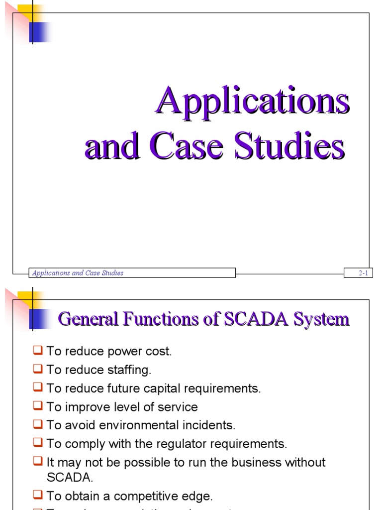 02 Applications and Case Studies | PDF | Scada | Automation