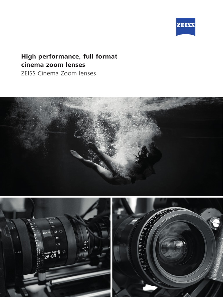 High Performance, Full Format Cinema Zoom Lenses | PDF | Zoom Lens ...