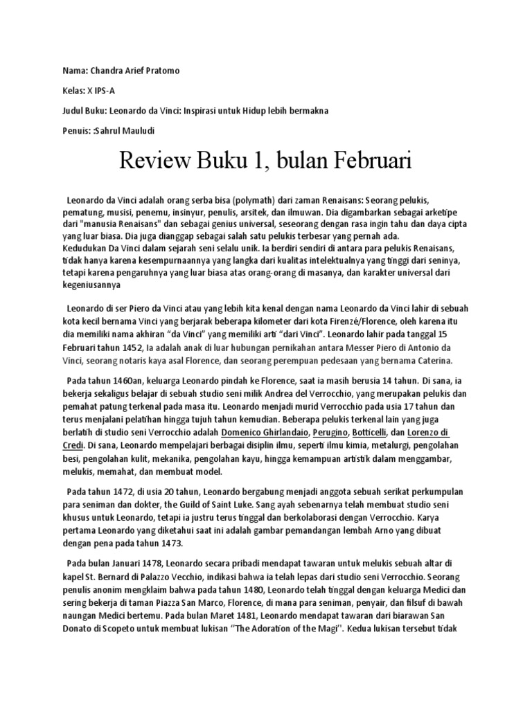 Contoh Review Buku | PDF