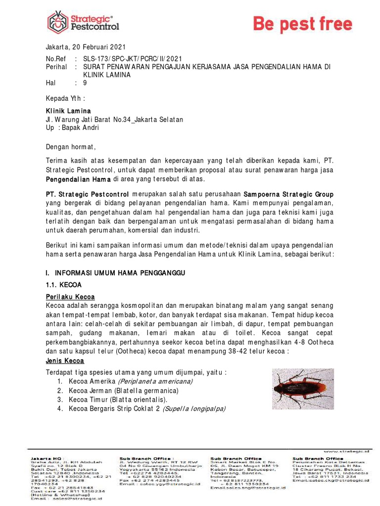 COM-JKT 2021 - Proposal Pengendalian Hama Pest & Rodent Control Klinik ...