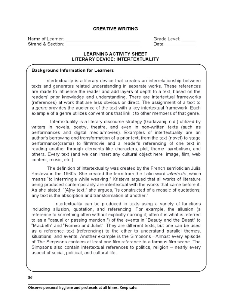Understanding Intertextuality: Identifying References Between Texts ...
