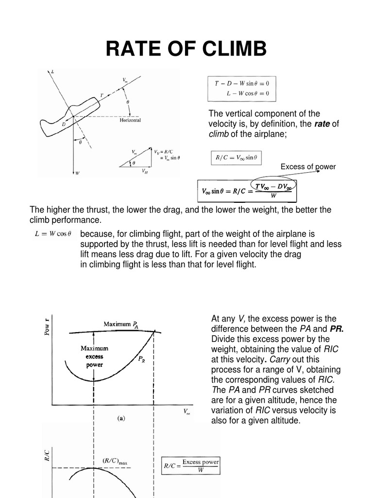 CLIMBING | PDF | Jet Engine | Drag (Physics)