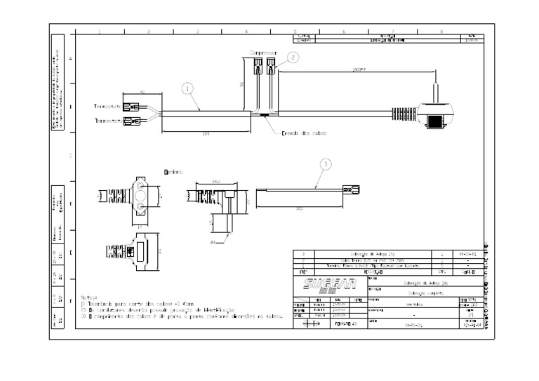 Adega Esquema Eletrico 1 Ad1911pt Ad1922pt Cabeamento | PDF