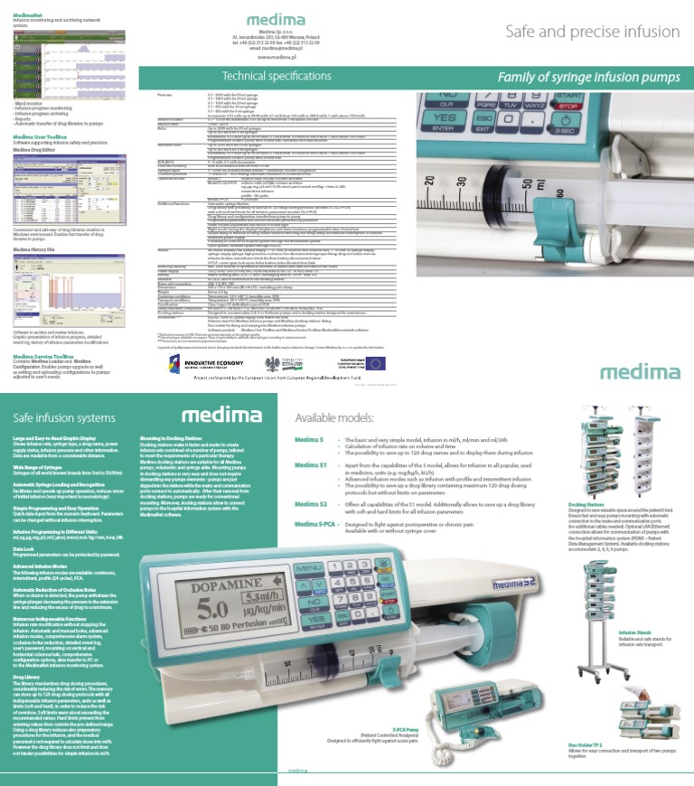 Safe and Precise Infusion: Family of Syringe Infusion Pumps | PDF ...