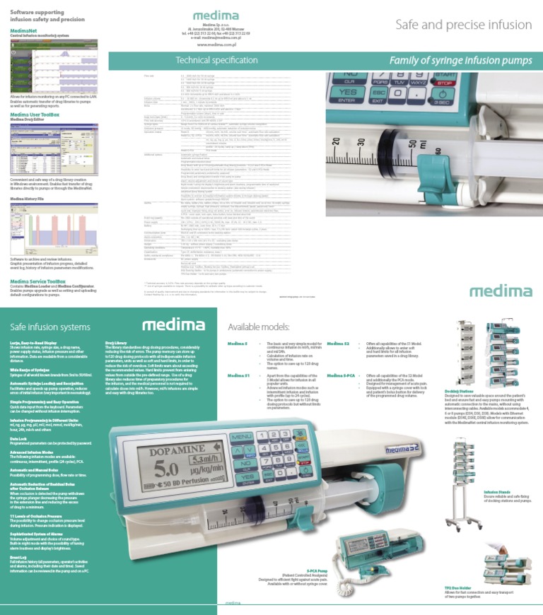 MEDIMA Syringe Infusion Pumps | PDF