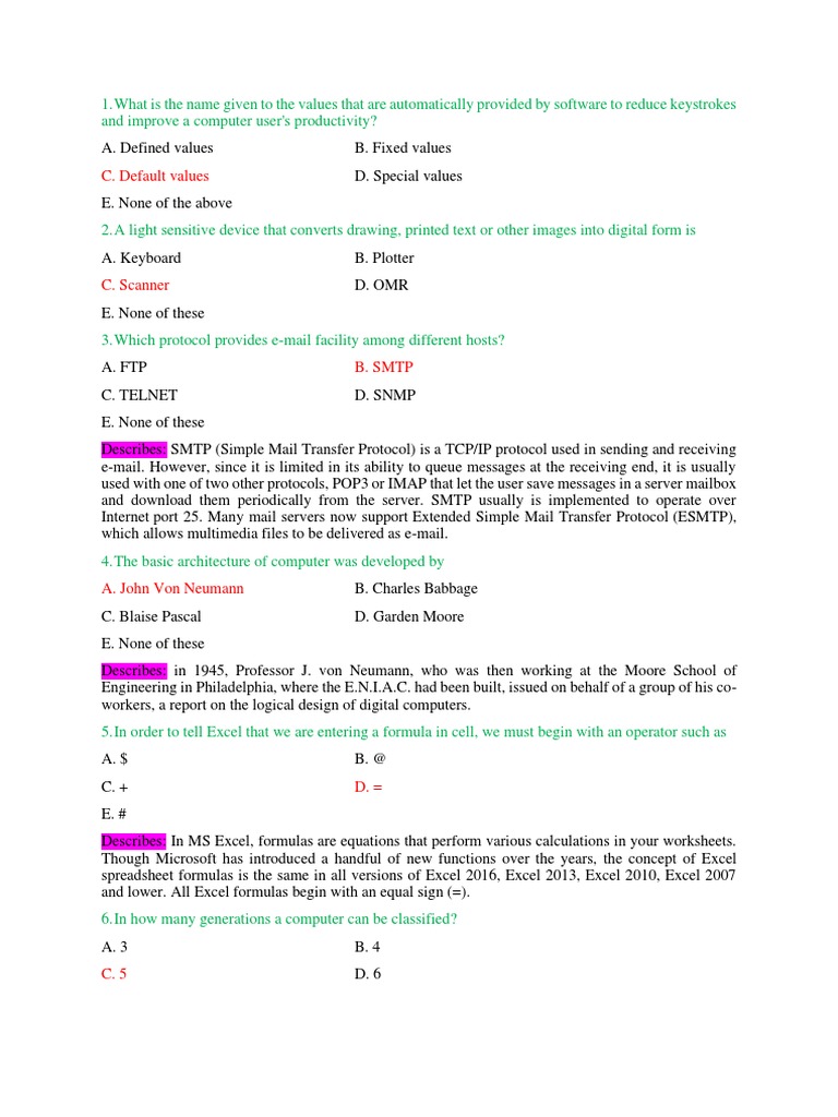 Fundamental Part 1 | PDF | Random Access Memory | Read Only Memory