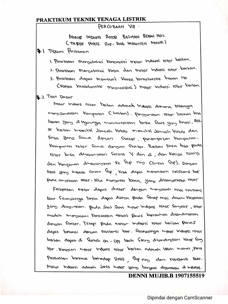 Laporan TTL P07-P09 Denni Mujib.B 1907155519 | PDF