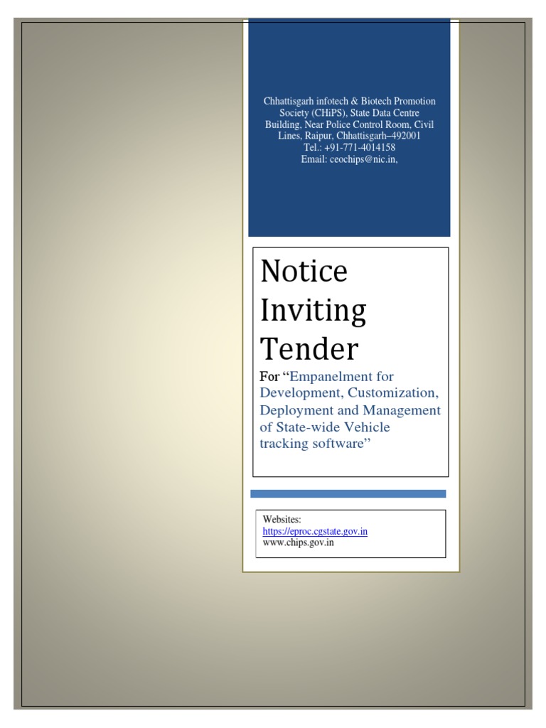 RFP VTS Empanelment - v11 | PDF | Application Software | Mobile App