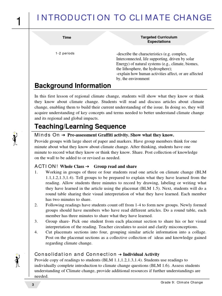 Climate Change for Grade 9 Students | PDF | Greenhouse Gas | Greenhouse ...