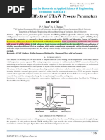 Voltage and Amperage in GMAW Explained | PDF | Welding | Construction