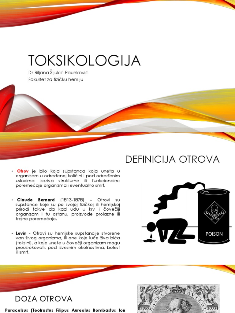 Toksikologija 2020-21-1 | PDF
