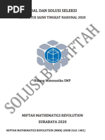 Soal Olimpiade Matematika SMP | PDF