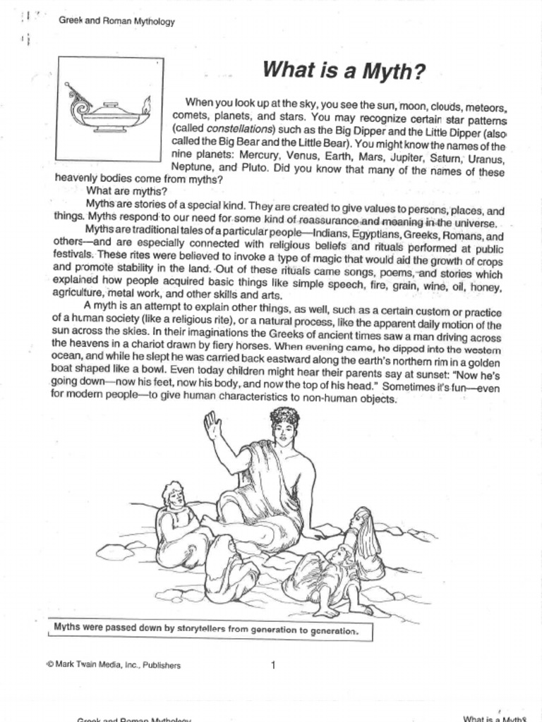Mythology Packet #1 | PDF