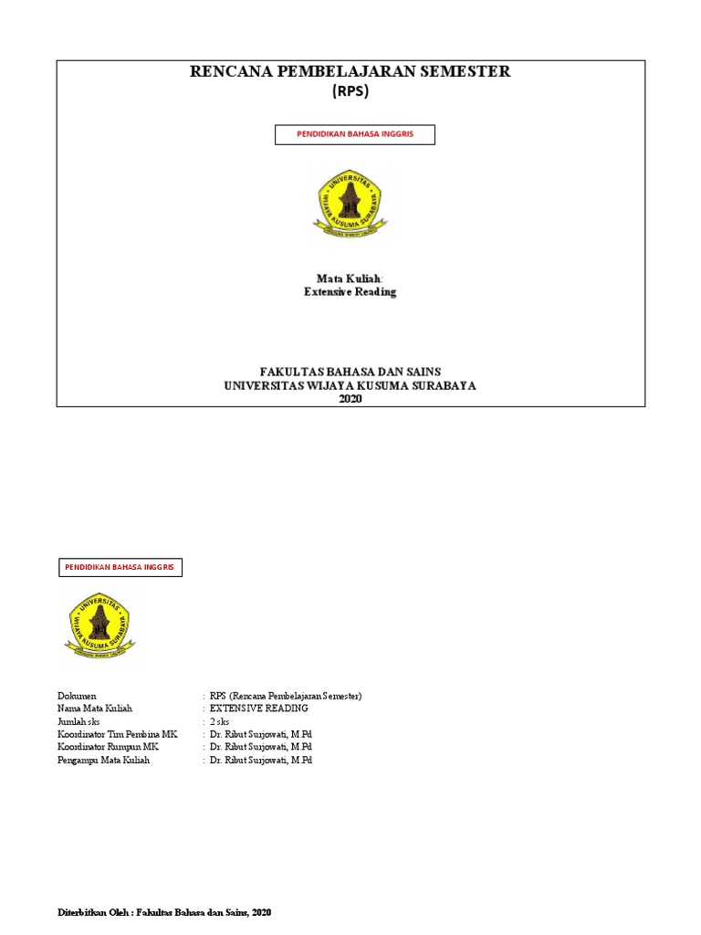 RPS Extensive Reading | PDF