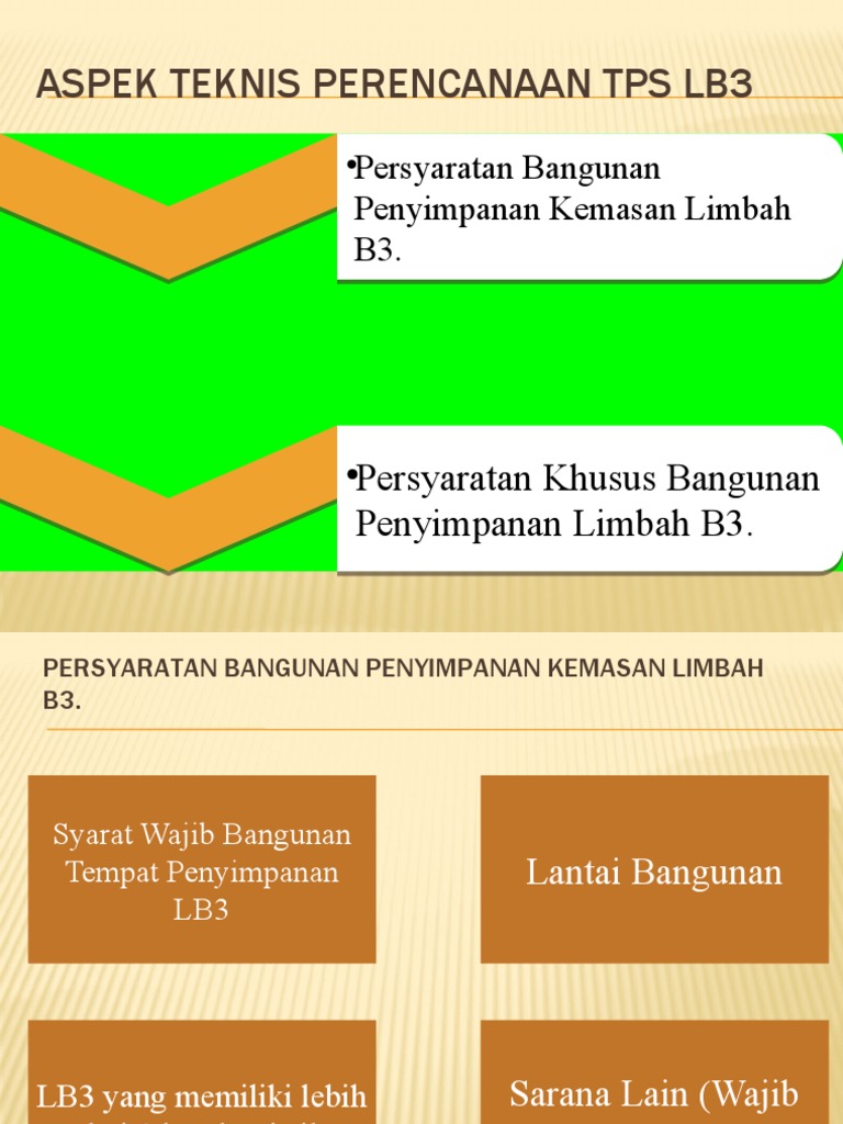 Aspek Teknis Perencanaan TPS LB3 | PDF