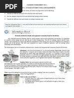 Measuring Ingredients Correctly: Worksheet #5 Lesson: Carryout ...