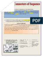 Sequence Connectors Worksheet | PDF