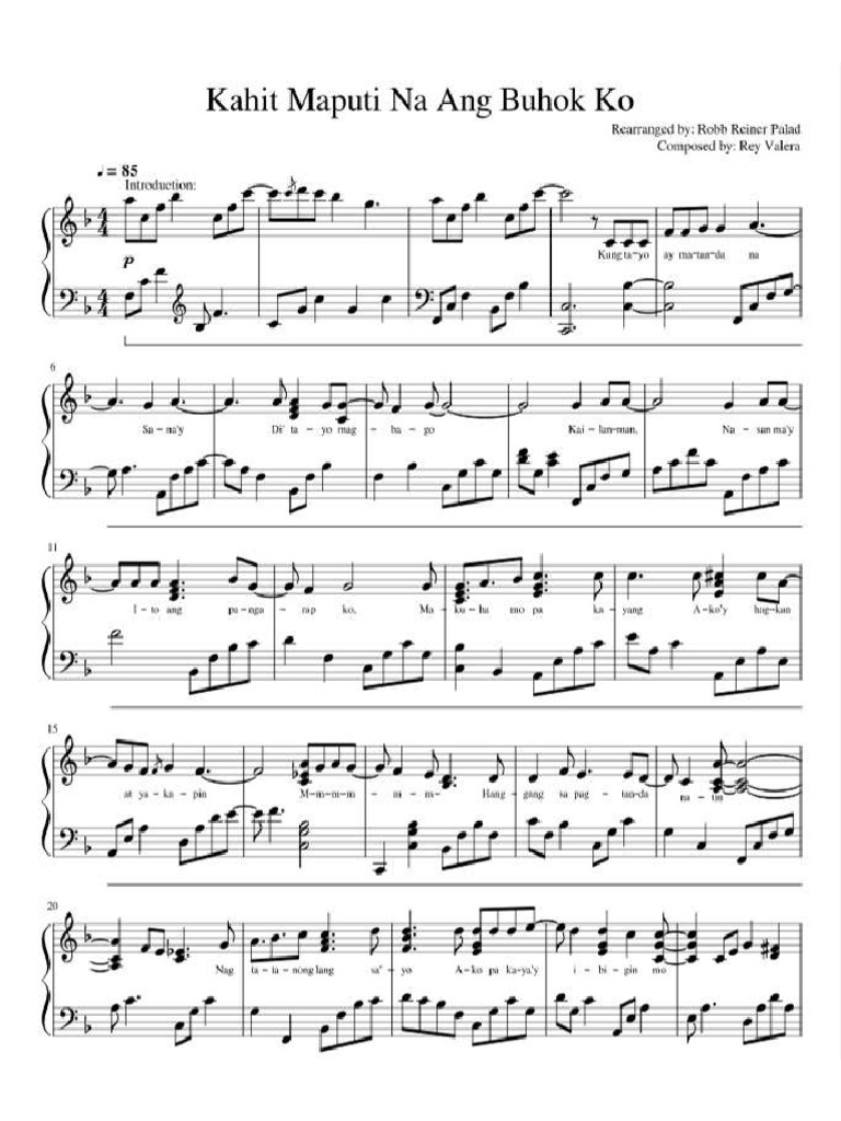 $kahit Maputi Na Ang Buhok Ko... | PDF