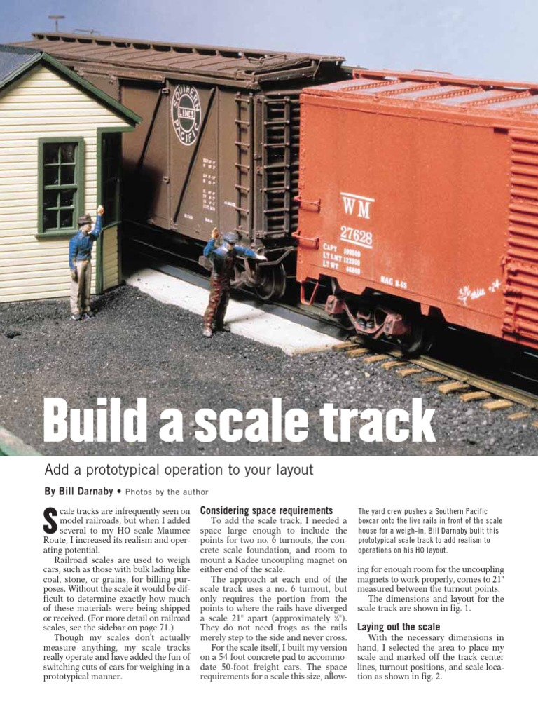 Build A Scale Track: Add A Prototypical Operation To Your Layout | PDF ...