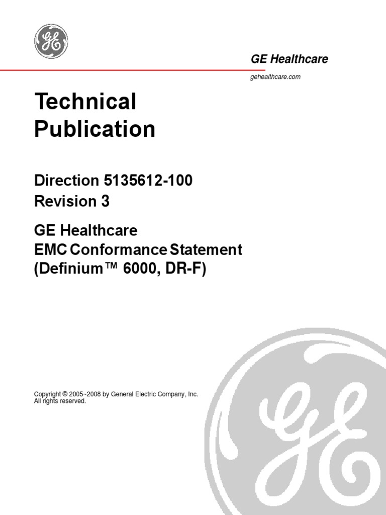 Technical Publication: Direction 5135612-100 Revision 3 GE Healthcare ...