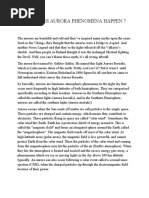 Aurora Borealis Quiz: Test Your Knowledge | PDF