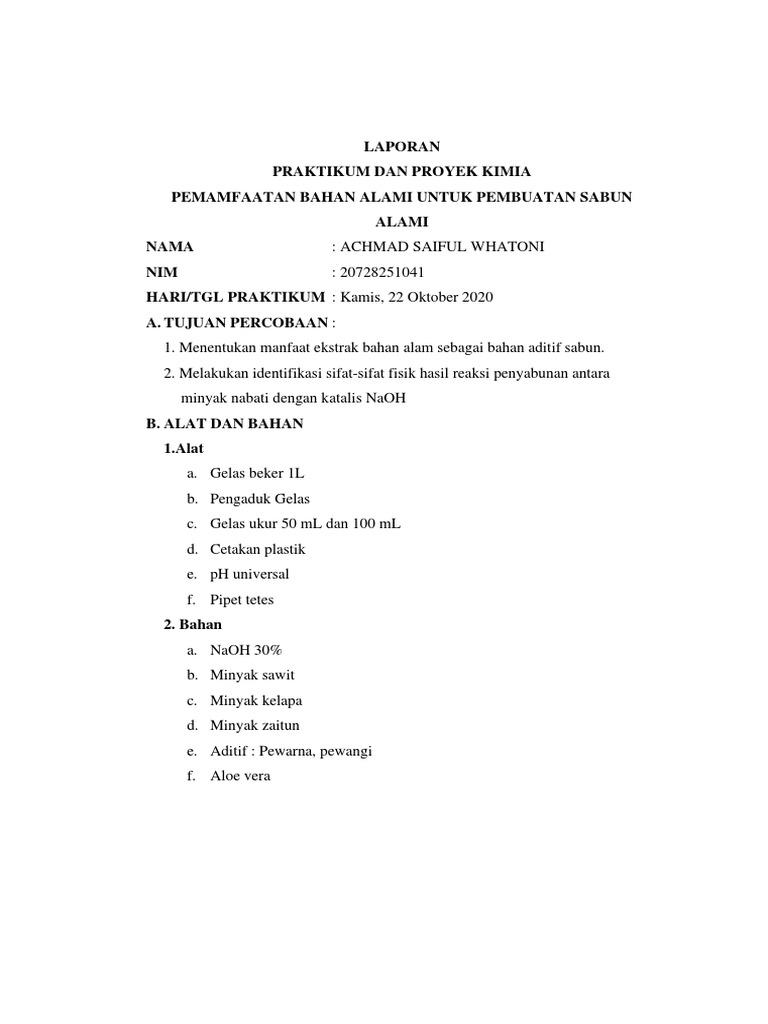 Laporan III - Achmad Saiful Whatoni | PDF