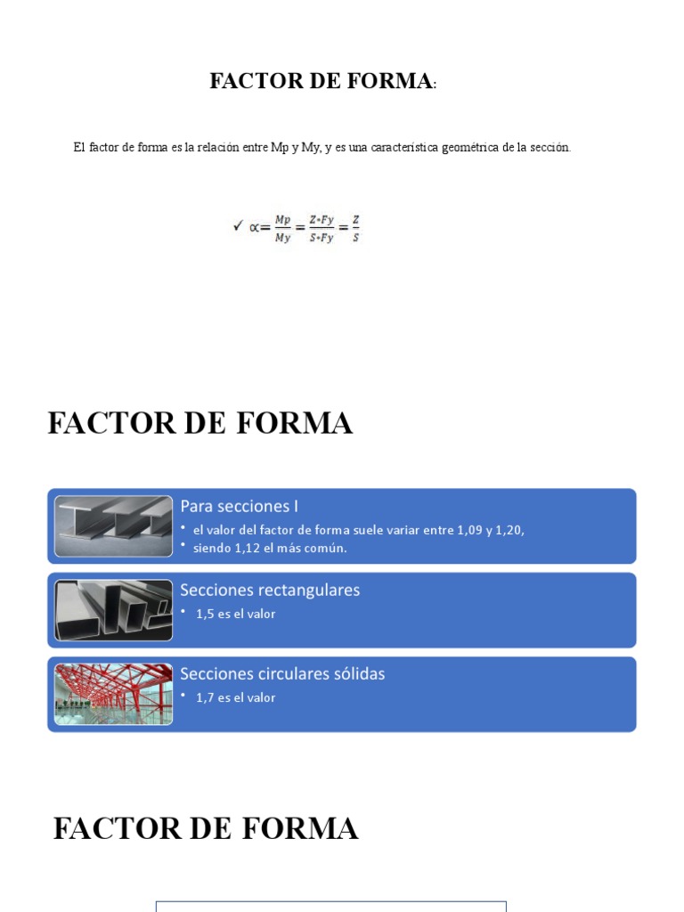 Factor de Forma | PDF