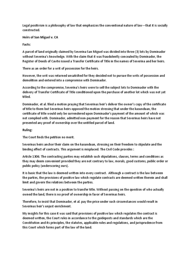 Script-Positive Law | PDF | Jurisprudence | Common Law