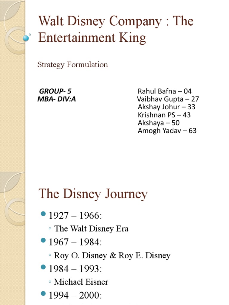 Disney's Evolution: Strategies Unveiled | PDF | The Walt Disney Company