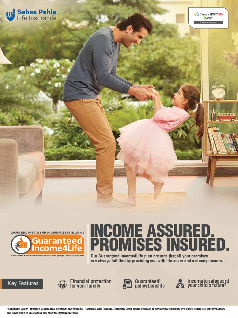 Income Assured Promises Insured: Key Features | PDF | Present Value ...