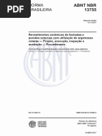 NBR 13753 - 1996 - Revestimento Piso | PDF | Argamassa (alvenaria ...