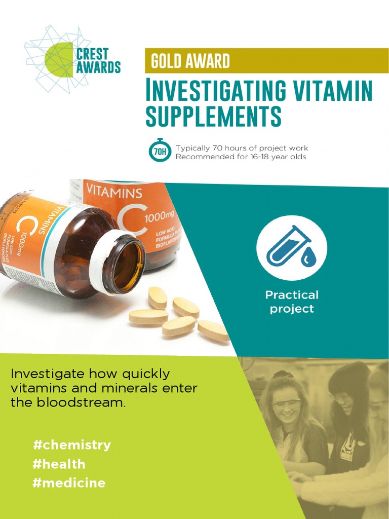 Investigating Vitamin Supplements | PDF | Vitamin | Iron