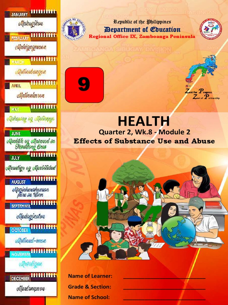 Week 8 - Mapeh 9 Health q2 M 2 | PDF | Stimulant | Substance Abuse