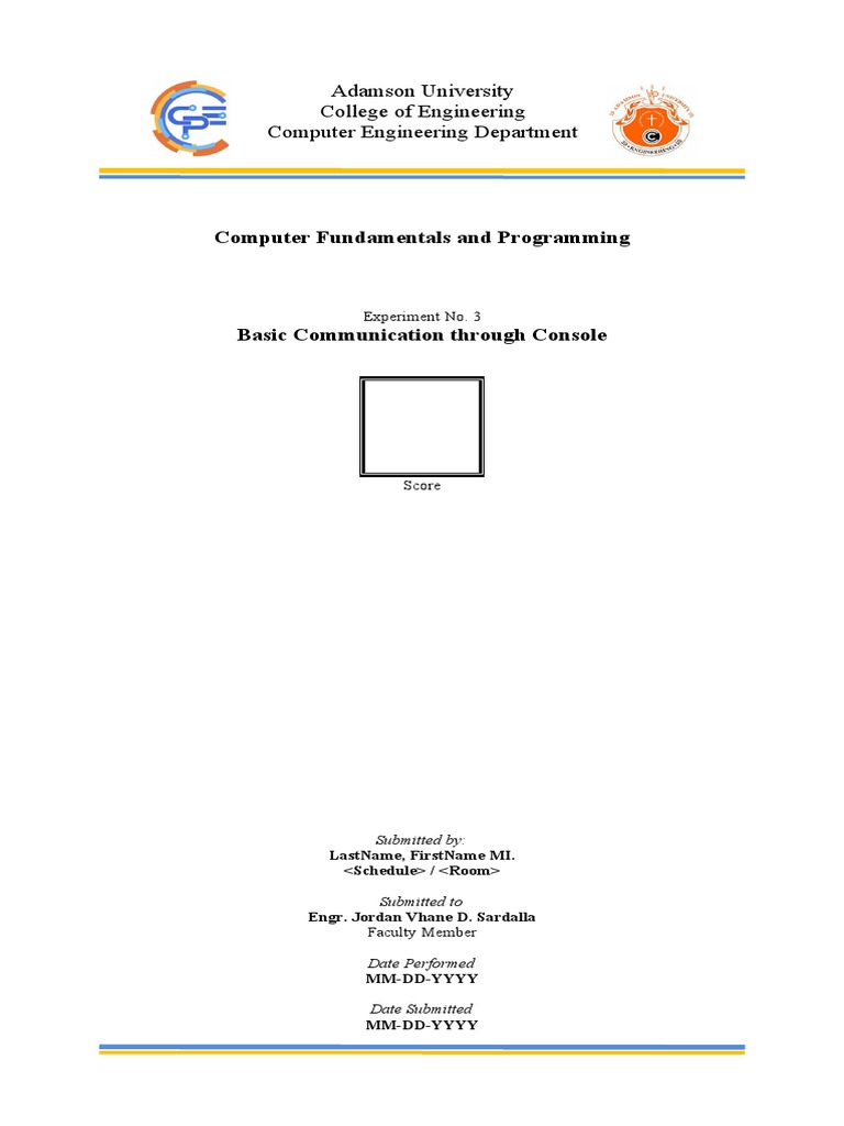 Basic Communication Through Console | PDF