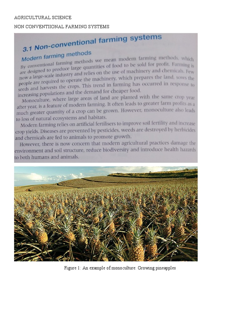 Non Conventional Farming Systems | PDF