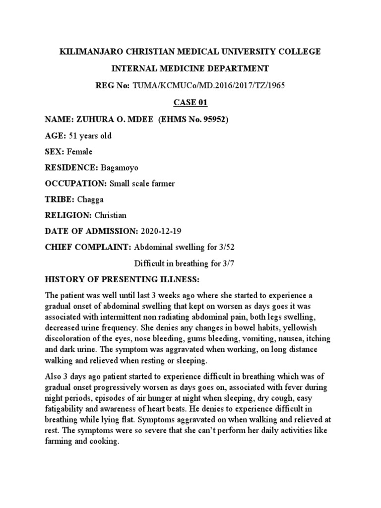 Internal Medicine Cases Presentations | PDF | Pulse | Hypertension