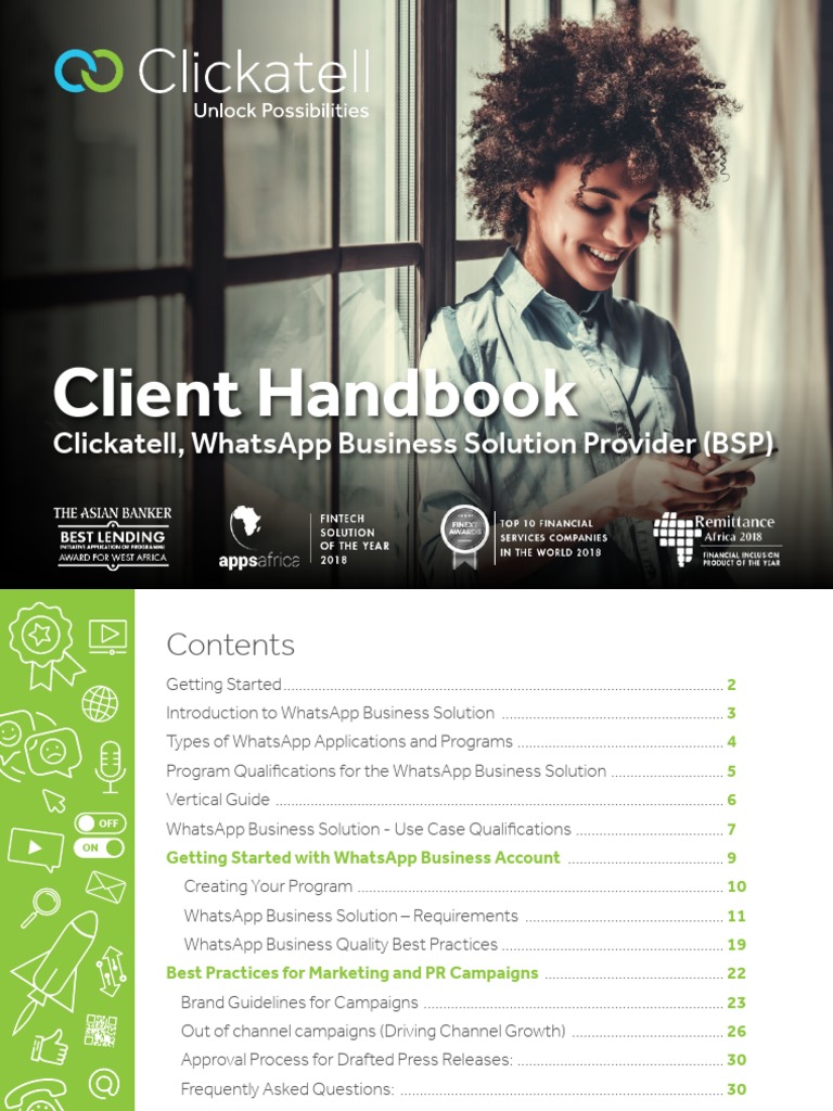 WhatsApp Client Handbook | PDF | Brand | World Wide Web