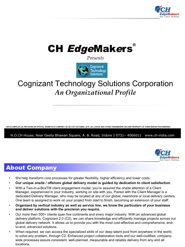 Cognizant | PDF | Business | Economies