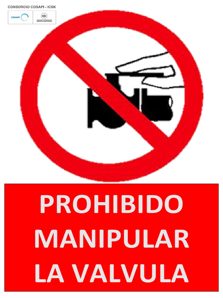 LOGO Prohibido Manipular La Valvula | PDF
