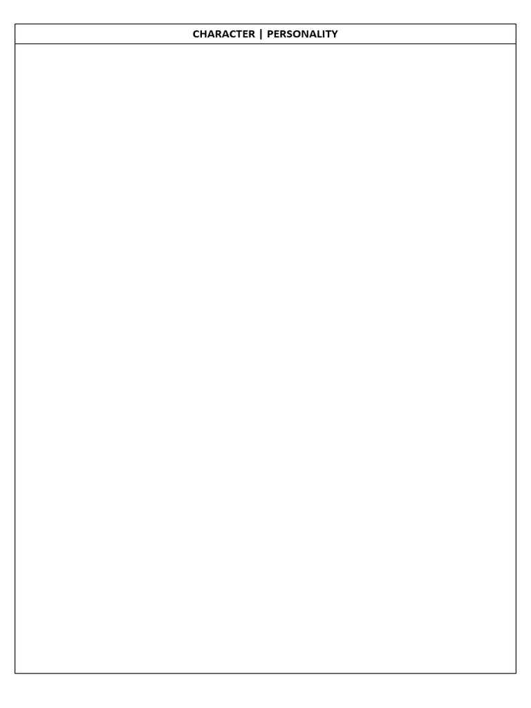 Describing People Table