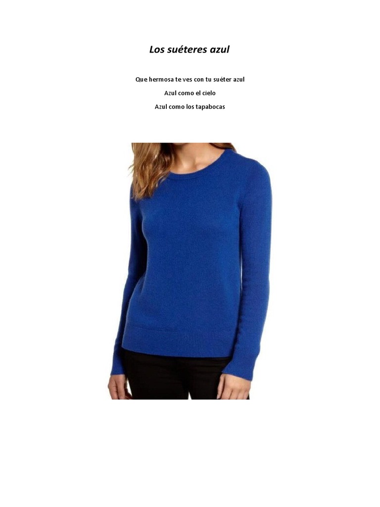 Los Suéteres Azul | PDF