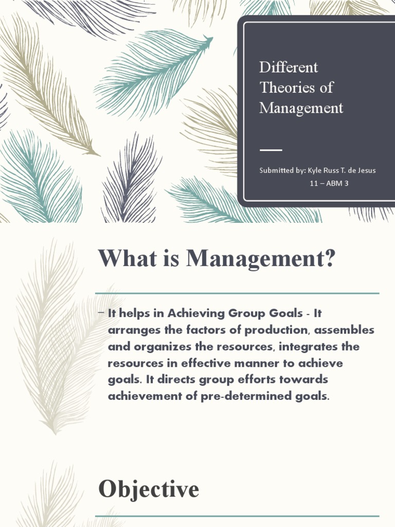 Different Theories of Management | PDF | Leadership | System