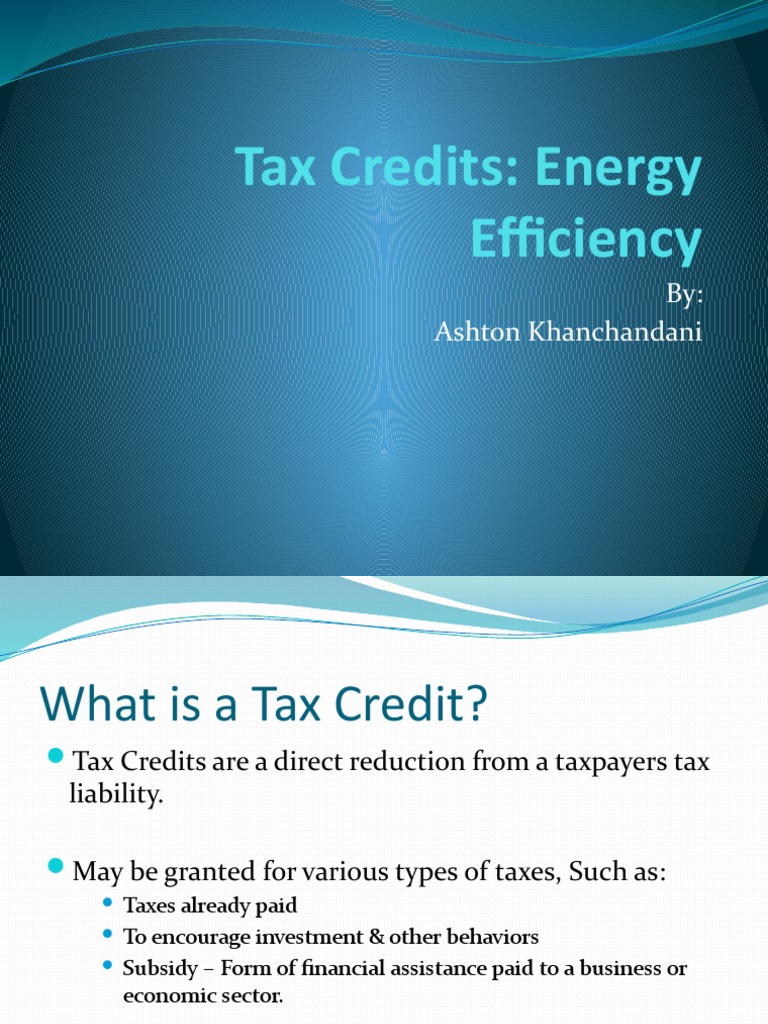 Tax Credits | Download Free PDF | Tax Credit | Taxes