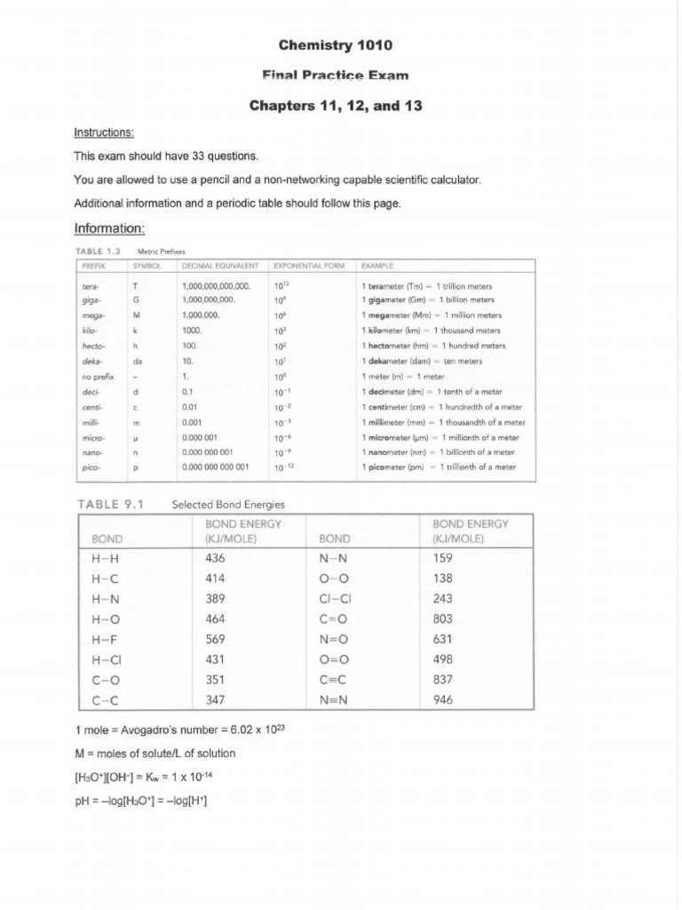 Final Practice Exam | PDF