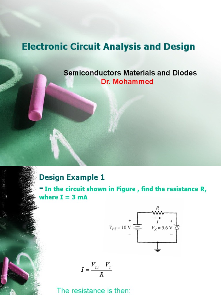 Electronic Circuit Analysis and Design-1 | PDF | P–N Junction | Network ...