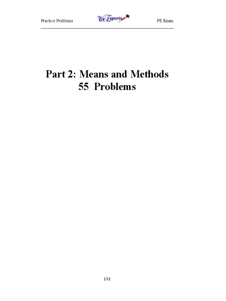 Means and Methods | PDF | Crane (Machine) | Concrete