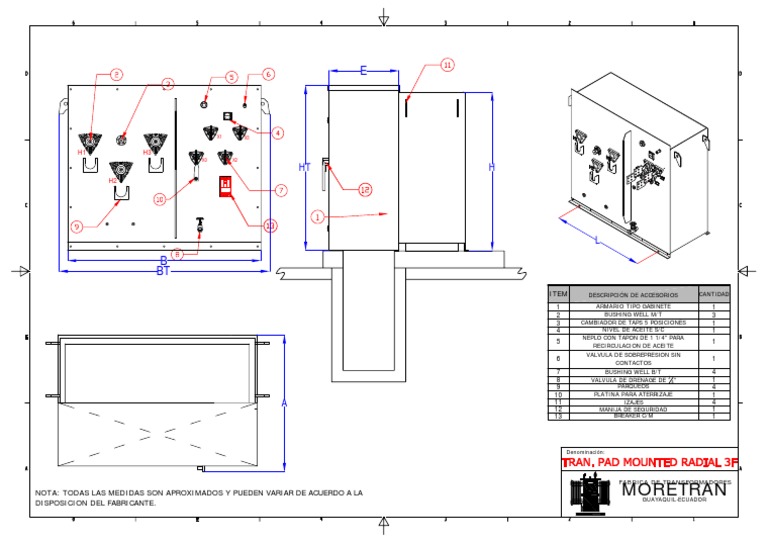 Pad Mounted Radial 3f | PDF
