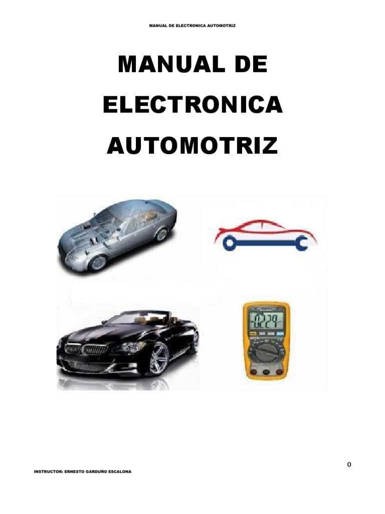 Electrónica Automotriz Pdf Diodo Condensador