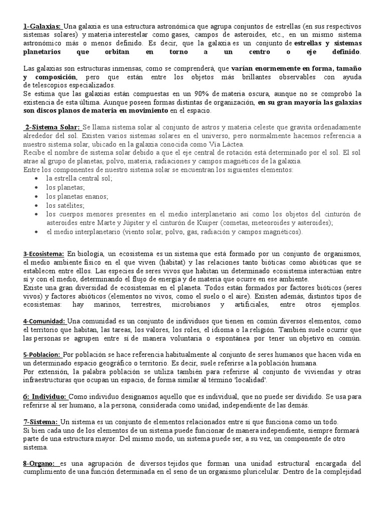 BIOLOGIA | PDF | Sistema solar | Citoplasma